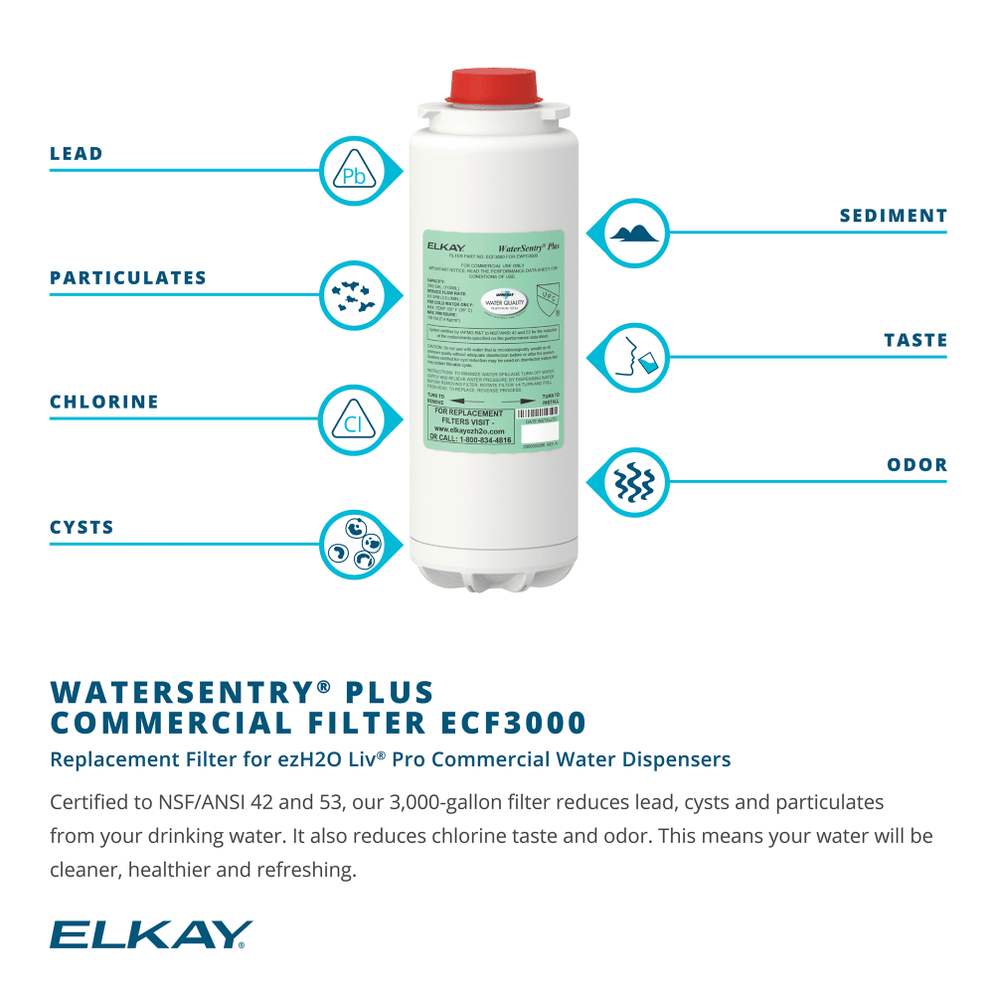 ECF3000 - Elkay WaterSentry Plus Commercial Water Dispenser Replacemen ...