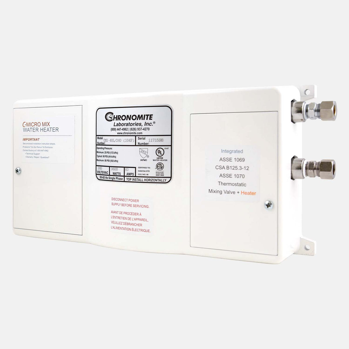 Chronomite (CMI‑15L/208) | Instant‑Flow® Micro Thermostatic Heater ...